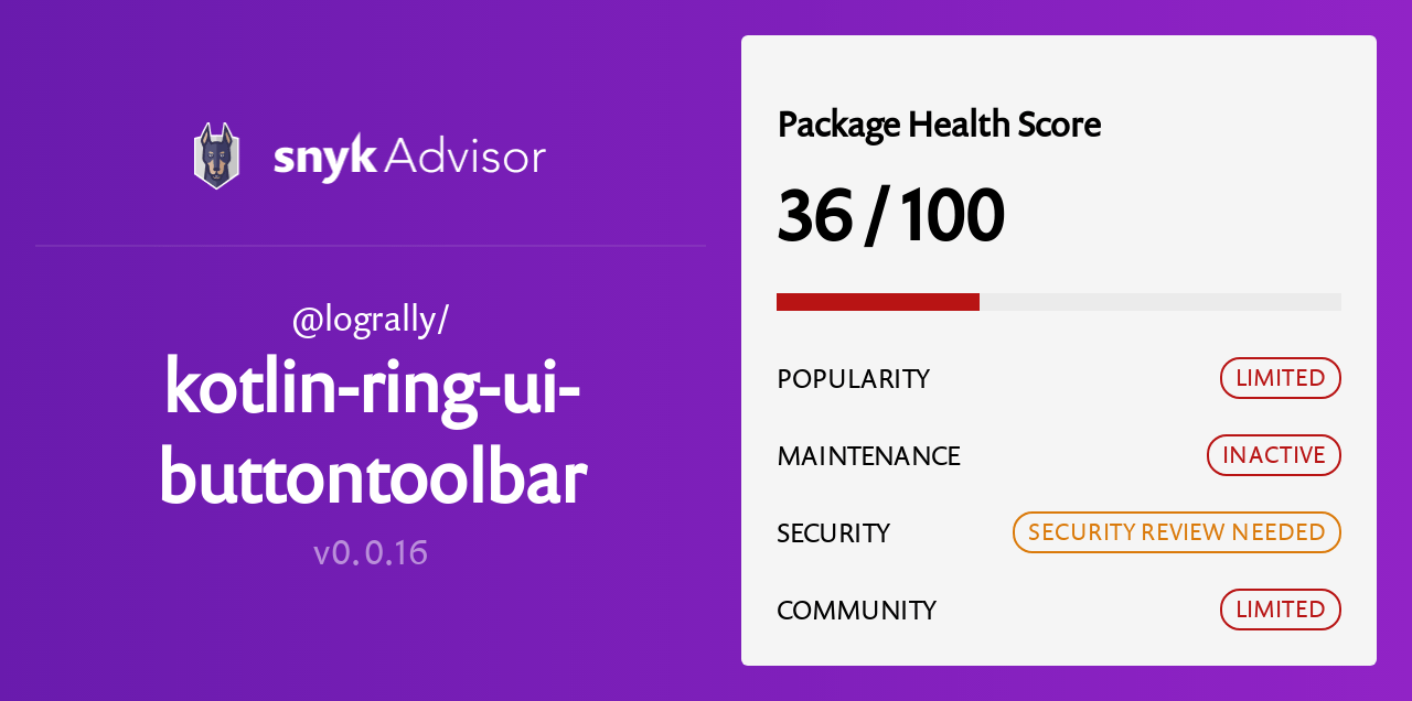 @logrally/kotlin-ring-ui-buttontoolbar - npm package | Snyk @logrally/kotlin-ring-ui-buttontoolbar - npm package | Snyk