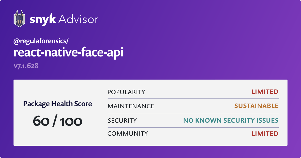 @regulaforensics/react-native-face-api - npm package | Snyk