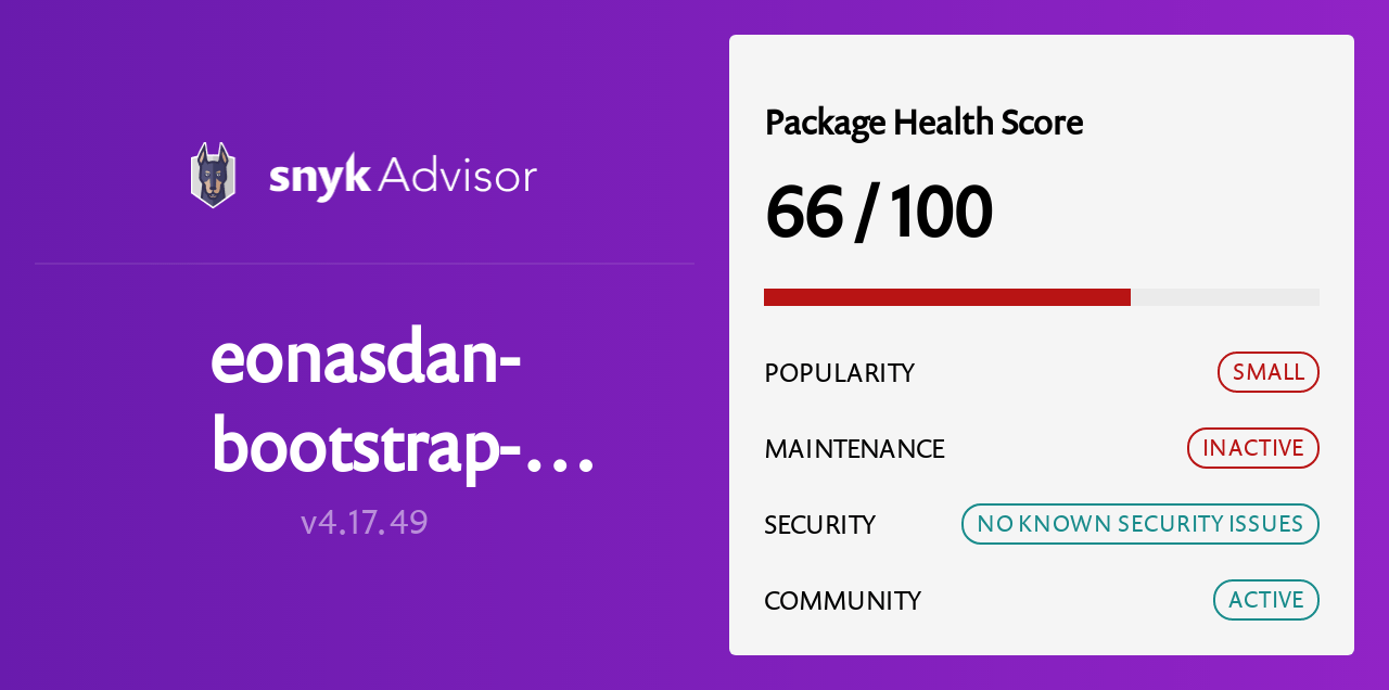 Eonasdan bootstrap datetimepicker with added options Npm Package Snyk eonasdan-bootstrap-datetimepicker-with-added-options-npm-package-snyk