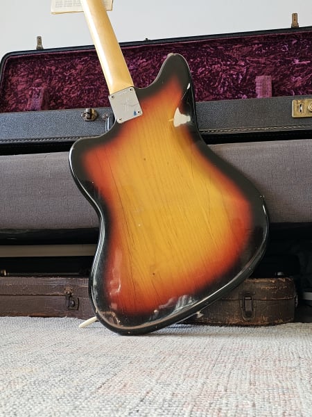 Joel's Vintage Guitars | Fender Jazzmaster 1968 Sunburst Block Inlays w ...
