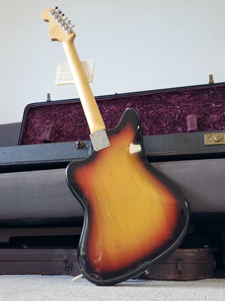 Joel's Vintage Guitars | Fender Jazzmaster 1968 Sunburst Block Inlays w ...