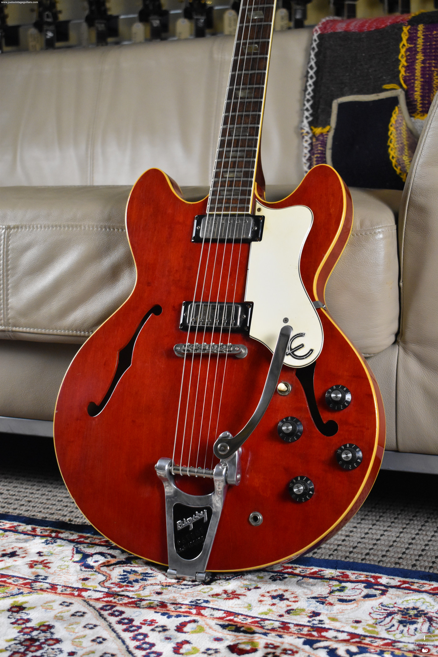 Joel's Vintage Guitars | Epiphone Riviera 1967 E360TD Cherry