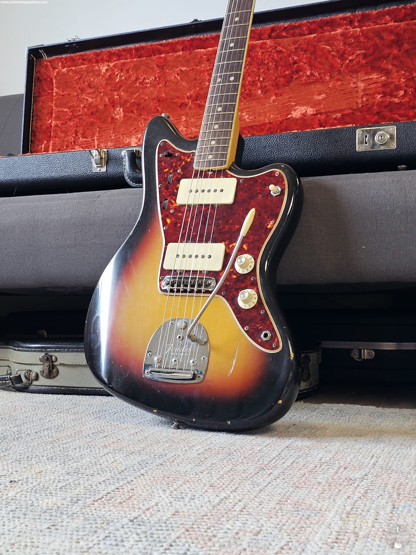 Joel's Vintage Guitars | Fender Jazzmaster 1966 Sunburst w Flamed Maple ...