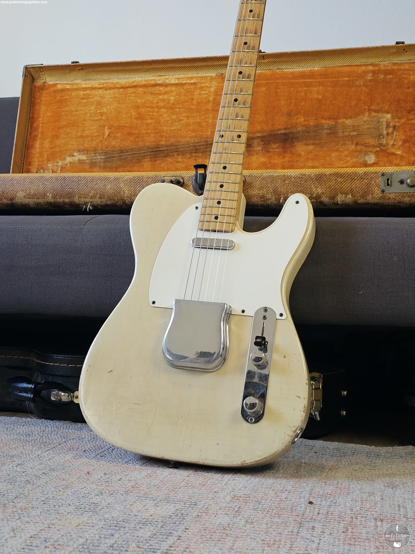 Joel's Vintage Guitars | Fender Telecaster 1958 Blonde w Original Tweed ...