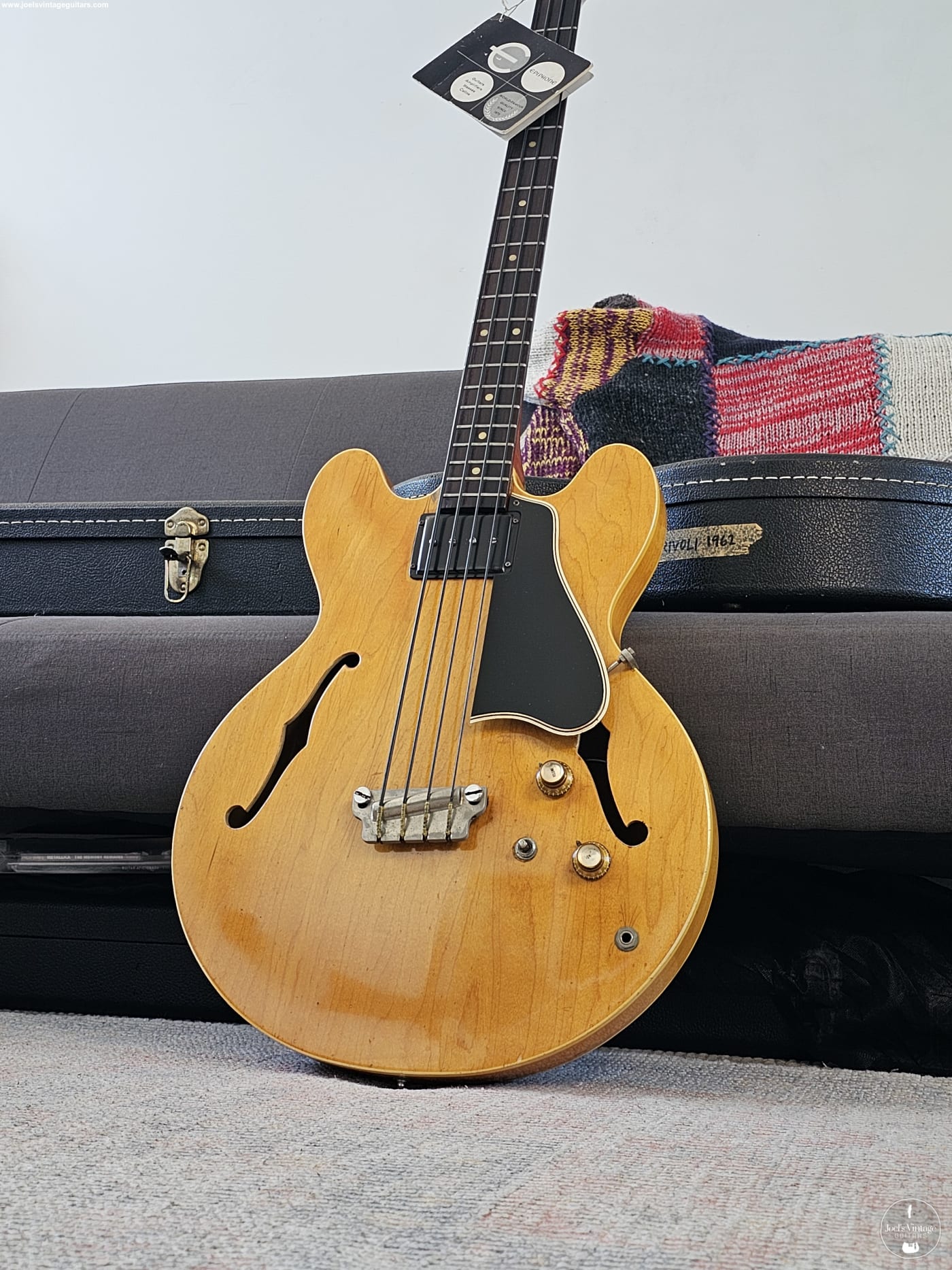 Joel's Vintage Guitars | Epiphone Rivoli Bass 1962 Blonde