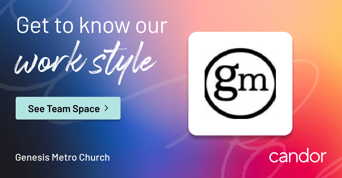 Genesis Metro Church | Candor