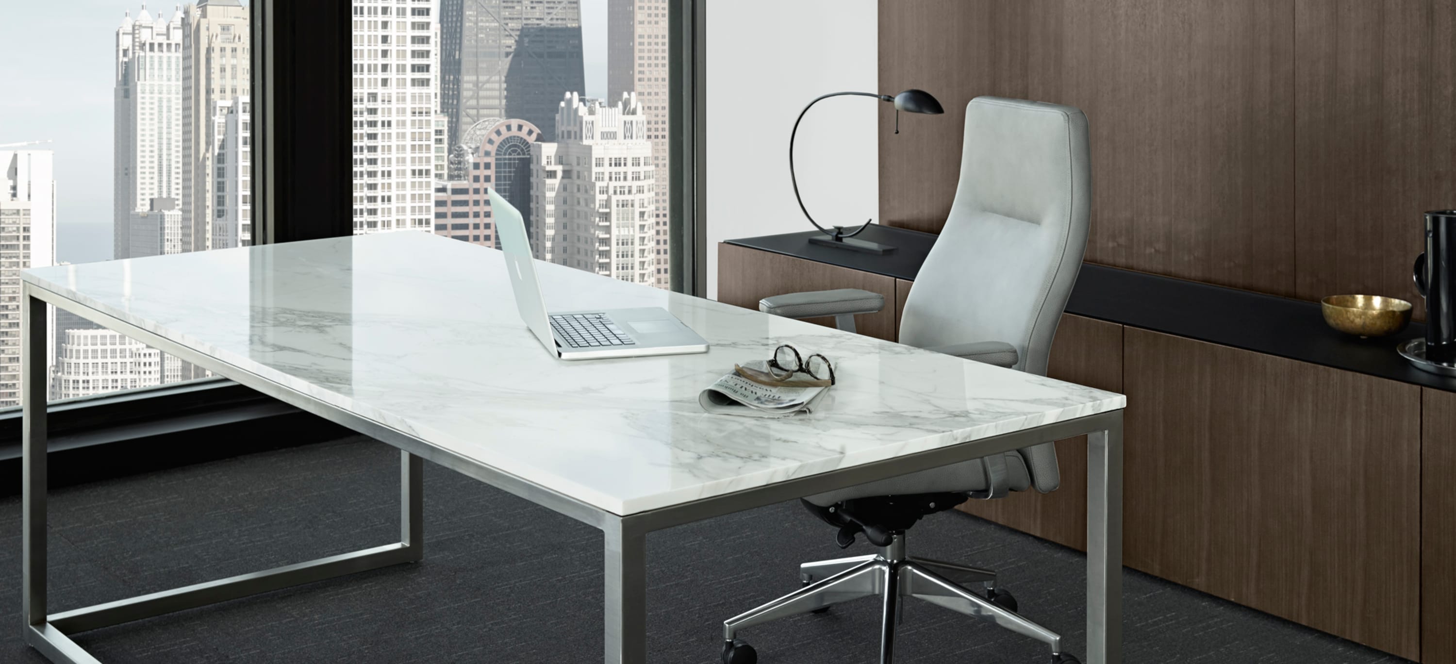 Gunlocke Credentials Executive Desking | Allsteel