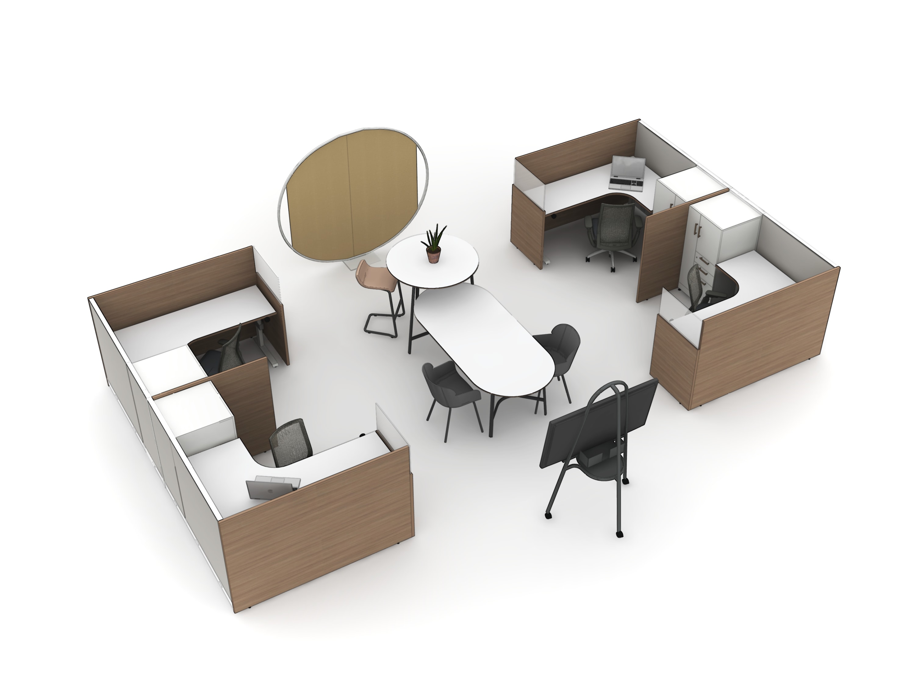 Optimize Panels, Worksurfaces, Storage | Allsteel