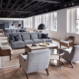 Salon Lounge Chair - Open Back