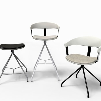 Essens Stool with Back