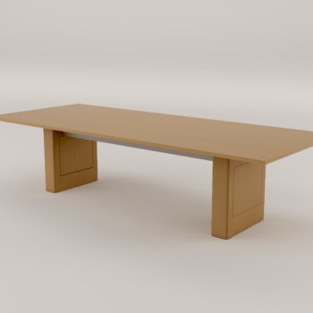 Linea Rectangular Conference Table