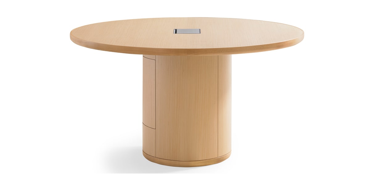 Linea Round Conference Table