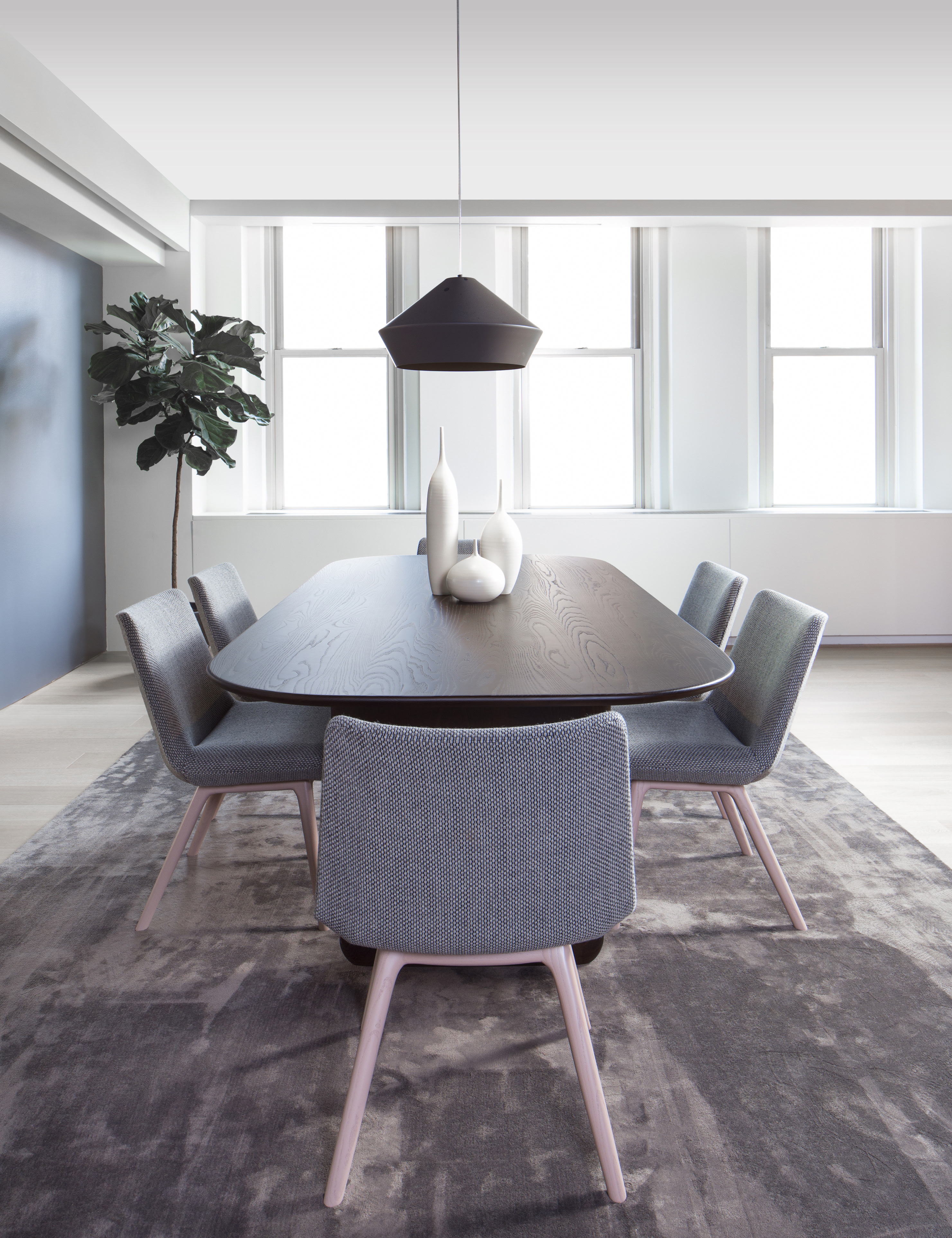 November Guest Chair - Wood Base