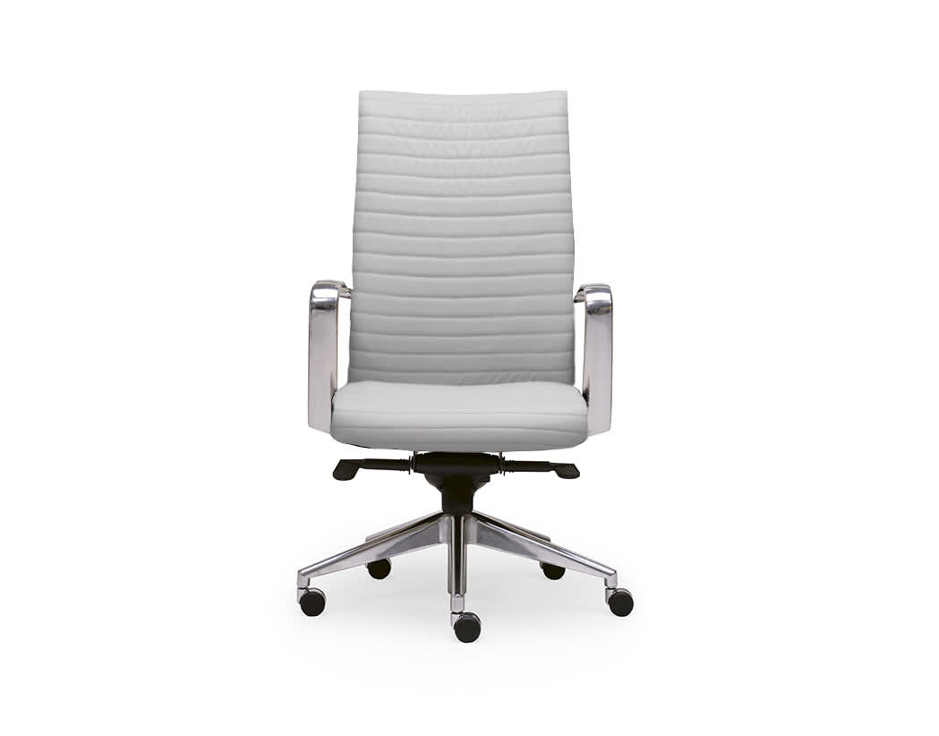 Cadre High Back Swivel - Wrap Around Arm - Channel Stitched
