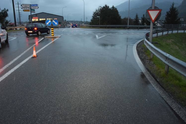 Verletzter in Bad Ragaz SG - Selbstunfall mit Roller Verletzter in Bad Ragaz SG - Selbstunfall mit Roller