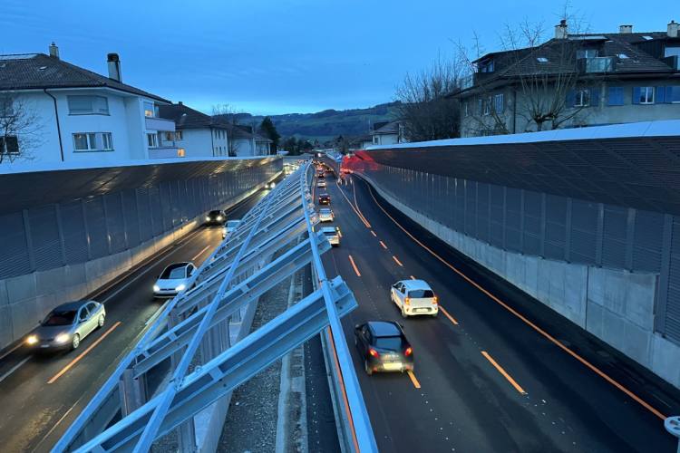 A6 Ostring - Sperrung zwischen Ein- und Ausfahrt wegen Bauarbeiten