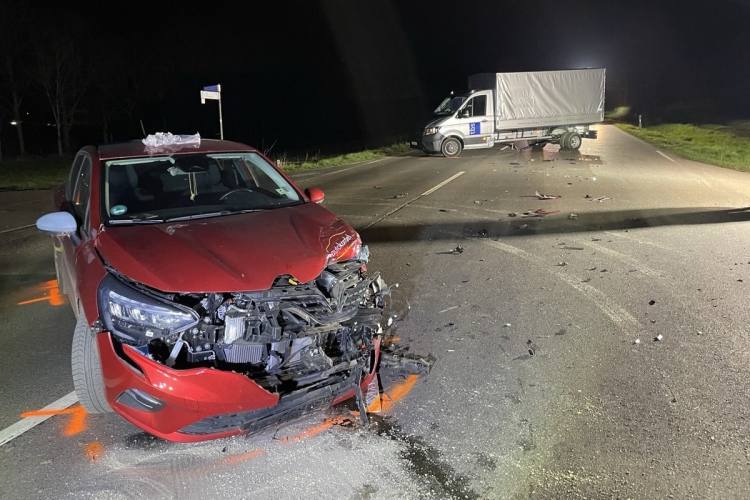 Schweich RP - Schwerer Unfall auf der Gegenfahrbahn