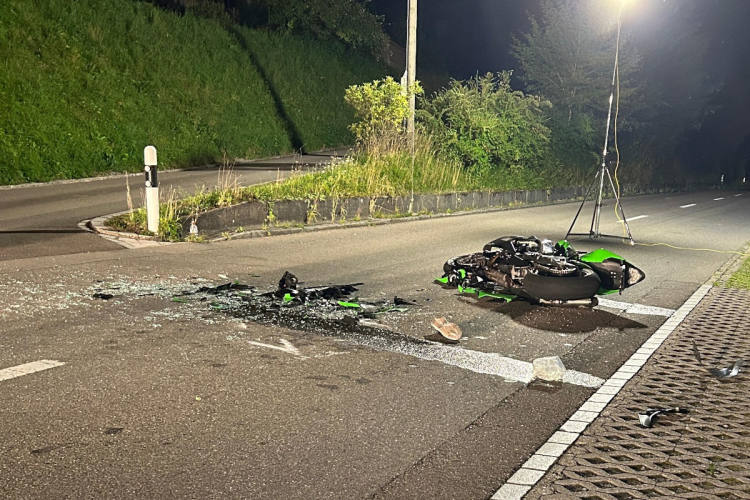Fischingen TG – Motorradfahrer bei Unfall schwer verletzt