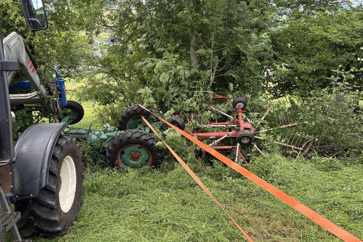 Oberdorf BL – Lenker nach Unfall mit Traktor verletzt