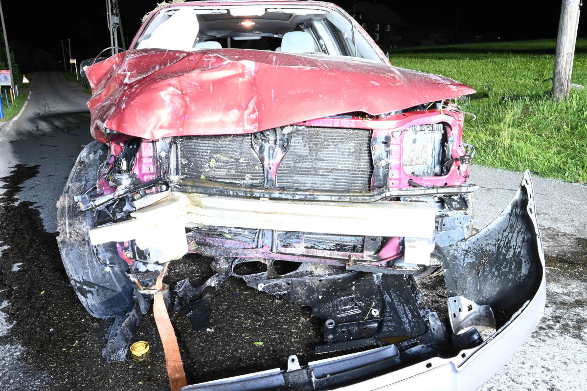 Finsterwald LU – Alkoholisierter Lenker verursacht Unfall