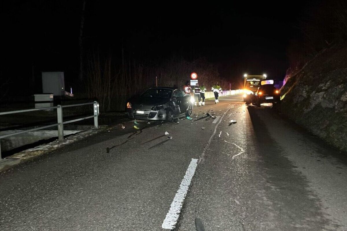 Unfall in Nunningen SO – Auto auf Gegenfahrbahn geraten