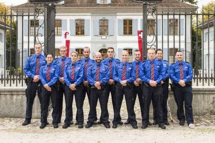 Frischgebackene Polizistinnen und Polizisten für Baselland
