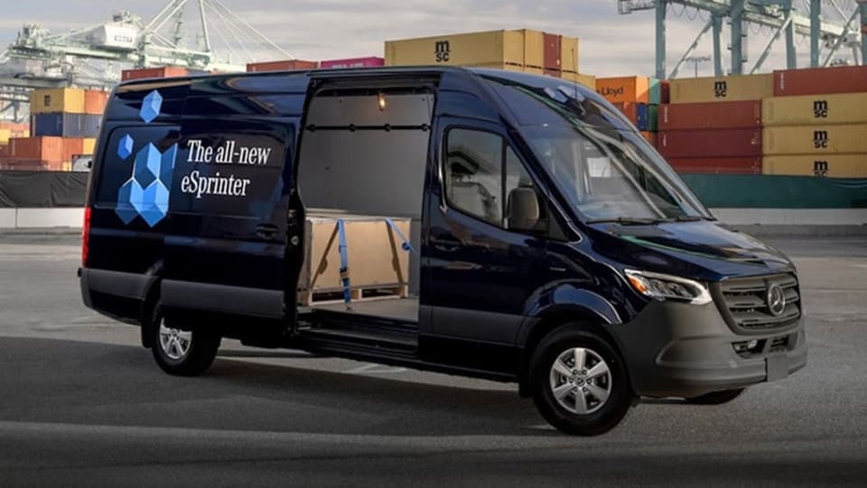 Mercedes eSprinter Large Van e 414 L3 RWD 100kW 113kWh Pro Van Auto Lease - Select Van Leasing