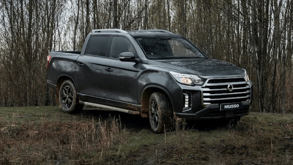 KGM Musso Pick Up 2.2 Double Cab Pick Up LWB Saracen Plus Auto Lease - Select Car Leasing