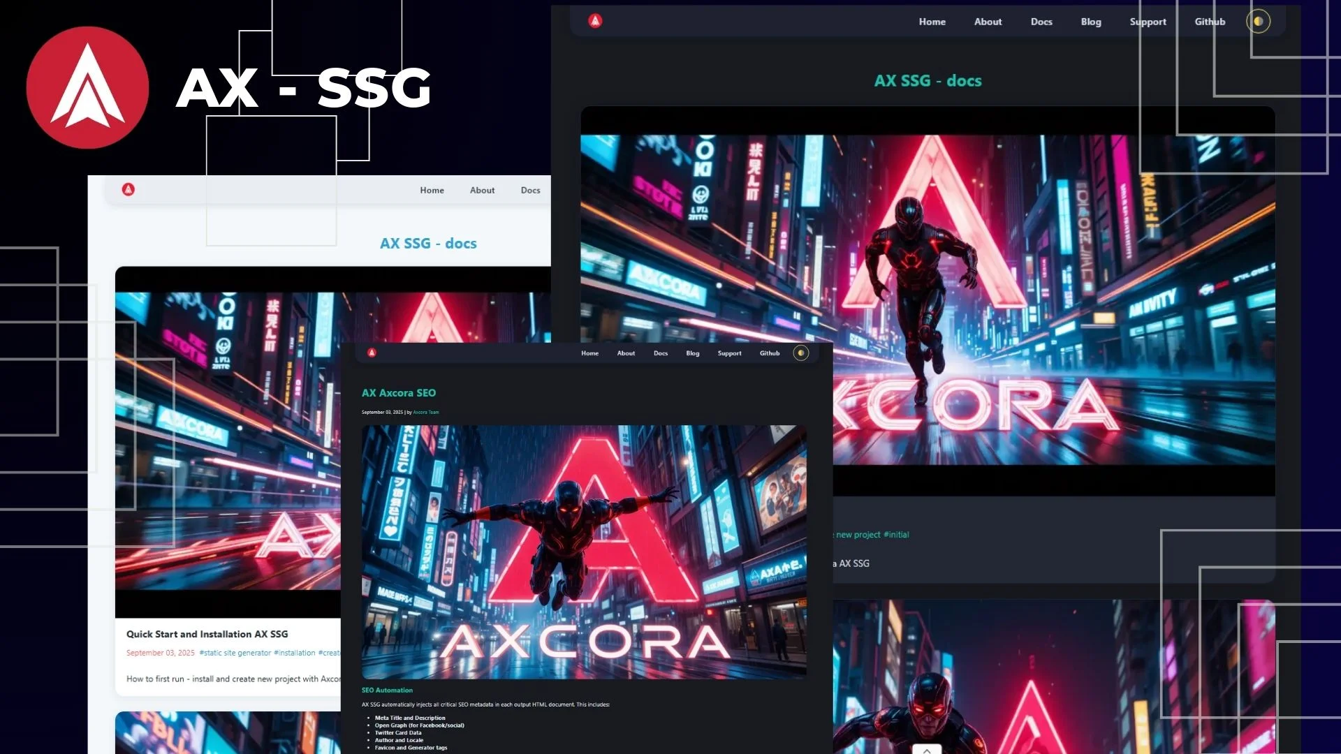 New Static SIte Generator AX