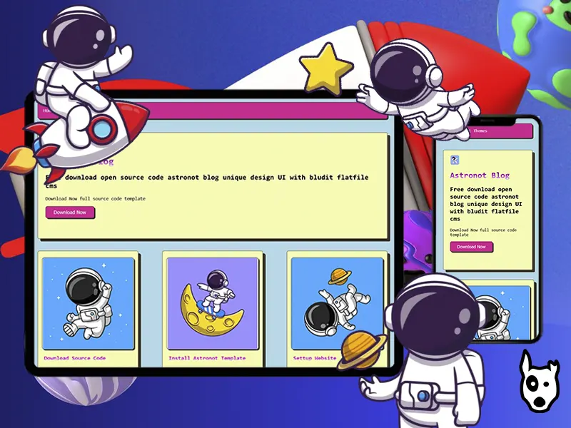 Astronot Themes Template