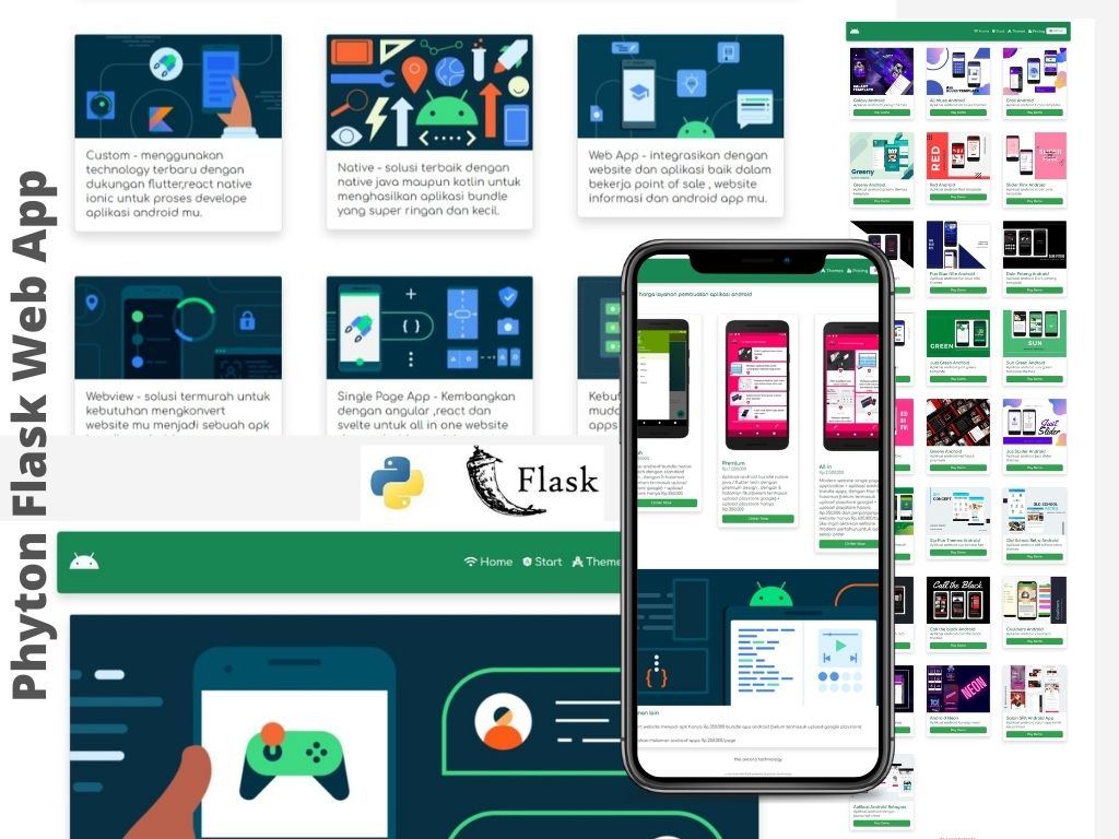 Freemium Flask website themes template