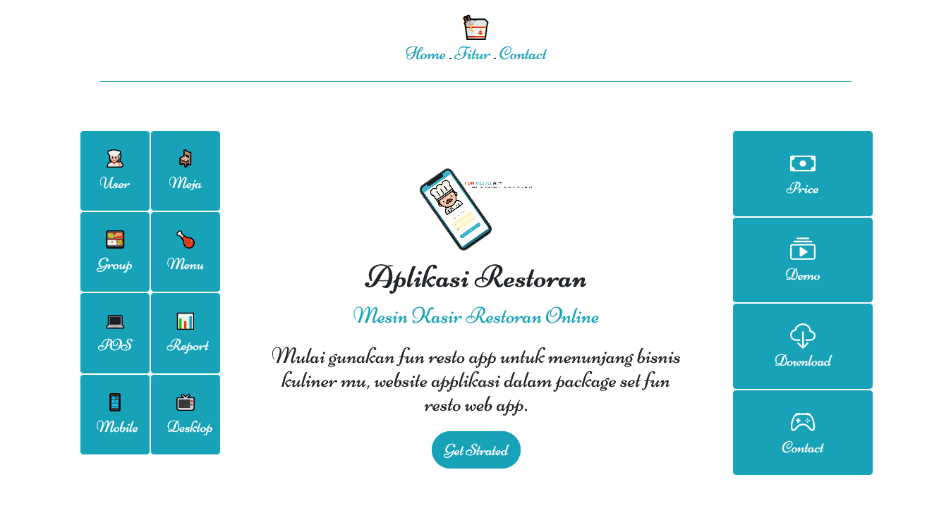 React unique website themes template