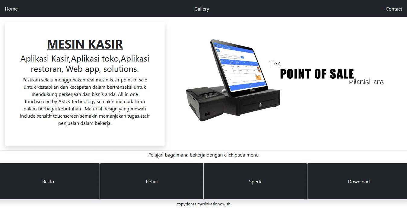 Simple react js website themes template