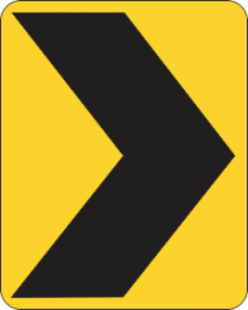 D4-6A Chevron Alignment Marker 600x750mm