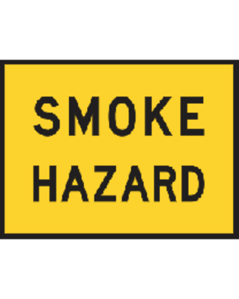T4-6A Smoke Hazard 900x600mm