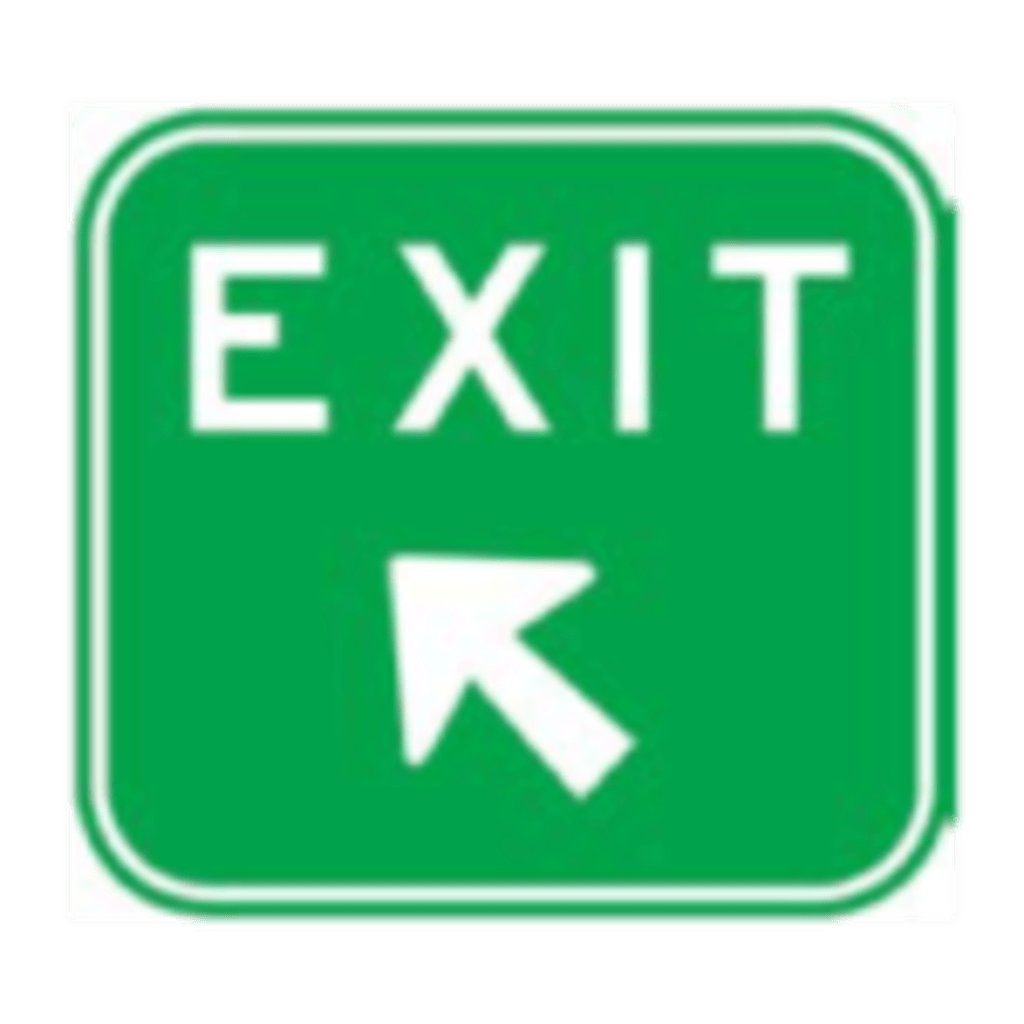 GE2-3 Freeway Exit Sign 1800x1600mm