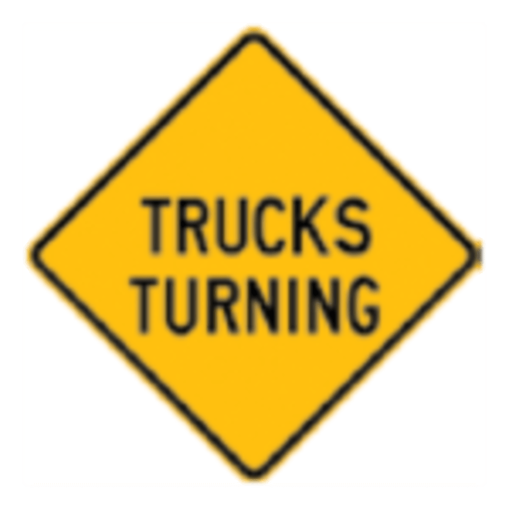 W5-205B Trucks Turning 750x750mm