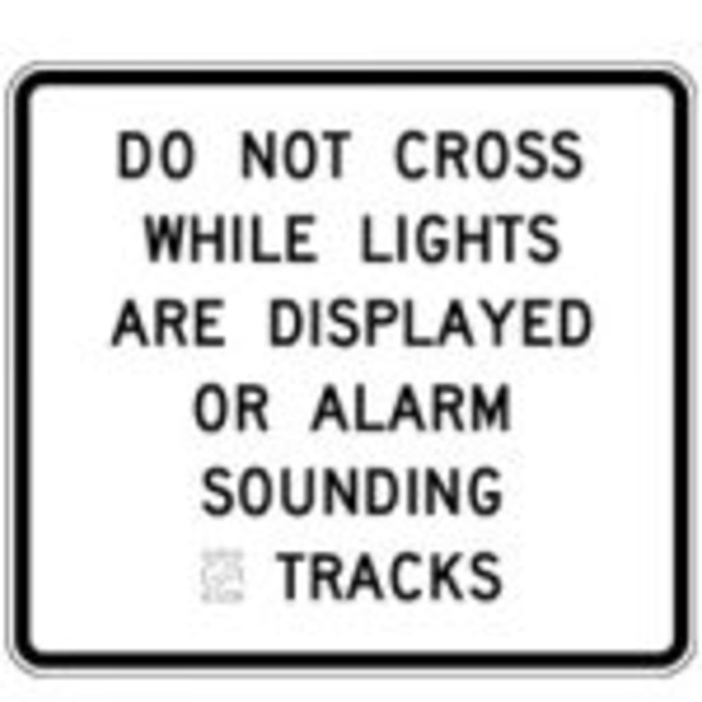 W7-14-3A Do Not Cross 600x500mm