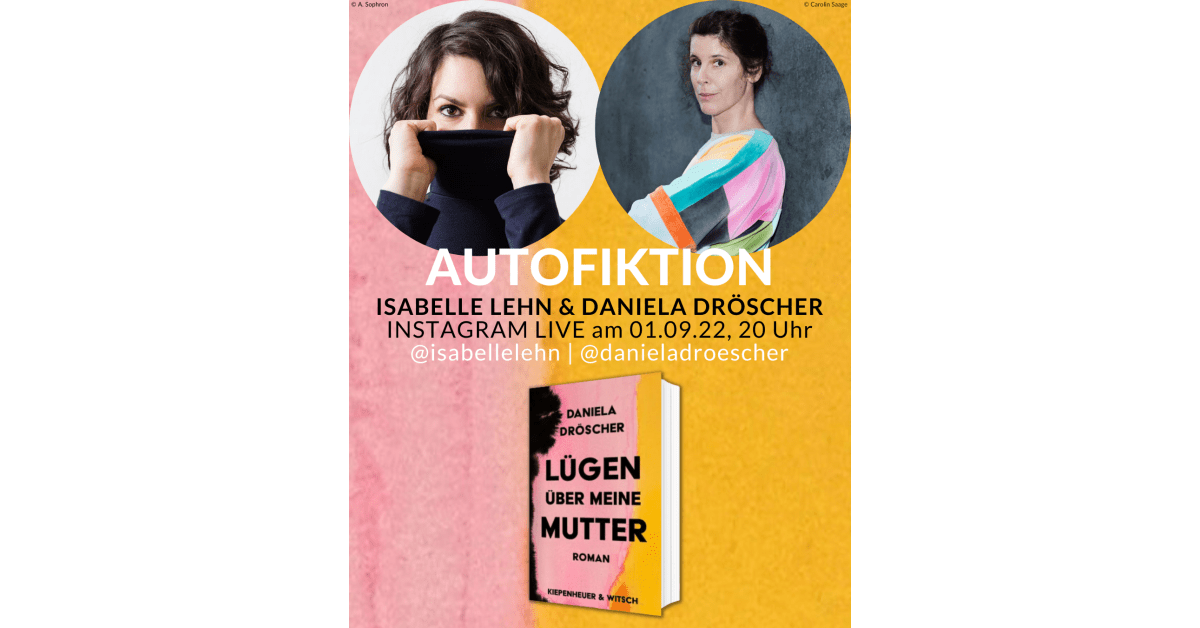 Erlebe Daniela Dröscher in drei Insta-Live-Gesprächen mit Nicole ...