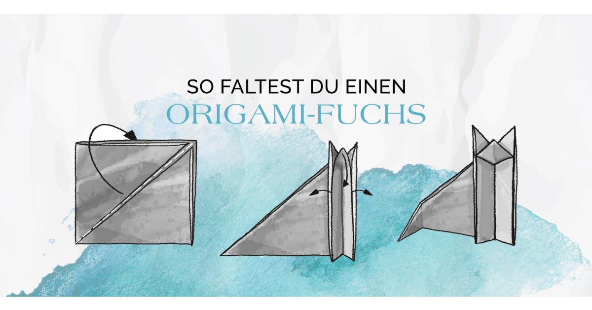 Falte den Origami-Fuchs aus BLUE | KYSS
