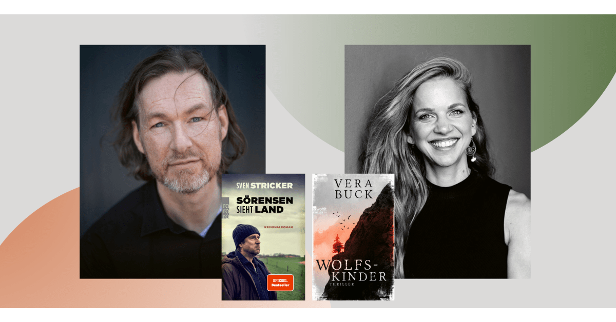 Vera Buck und Sven Stricker sind für den GLAUSER Krimipreis 2024 nominiert | Rowohlt