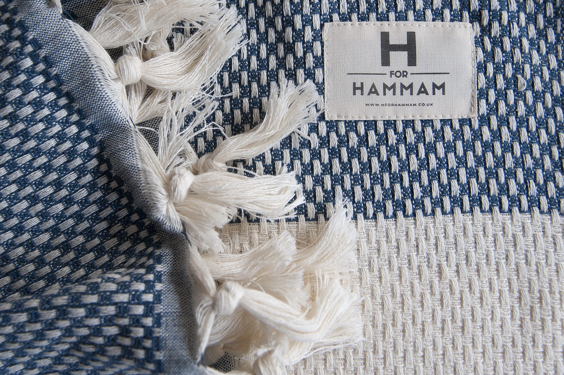 Hasir Blue Grey Throw