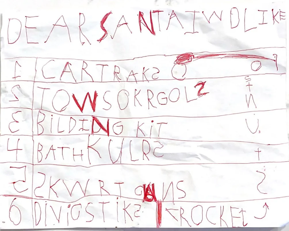 The Stages of Spelling Development