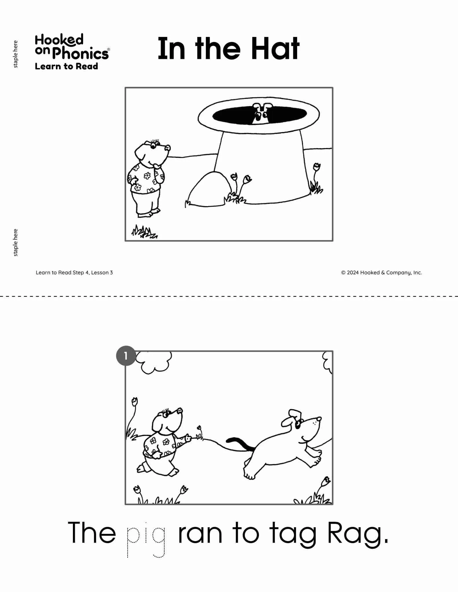 Short I Words Comprehension Story: In the Hat | Hooked on Phonics
