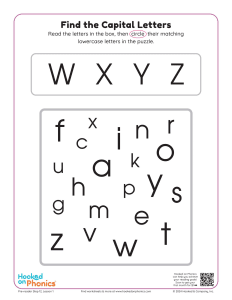 Lowercase Letters | Hooked on Phonics