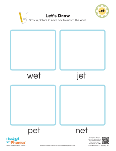 Short E Words | Hooked on Phonics