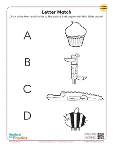 Kindergarten Phonics Worksheets | Hooked on Phonics