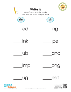 Beginning Blends | Hooked on Phonics