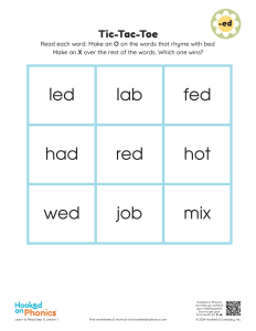 Word Families | Hooked on Phonics