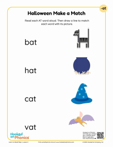 Halloween Worksheets | Hooked on Phonics